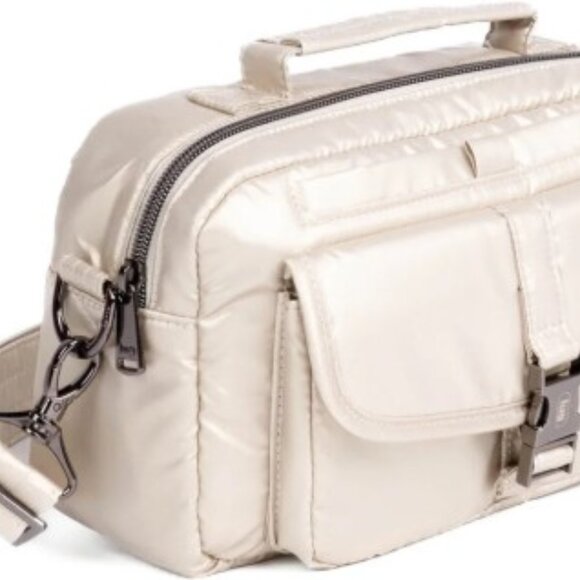 lug | Bags | Lug Sidecar Convertible Crossbody Bag Metallic Champagne ...